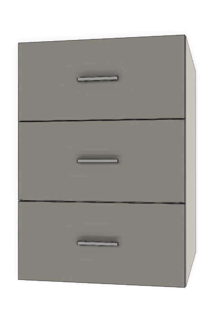 IKEA RetroFit Doors - 21" x 30" Base - 3 Drawers (10-10-10)