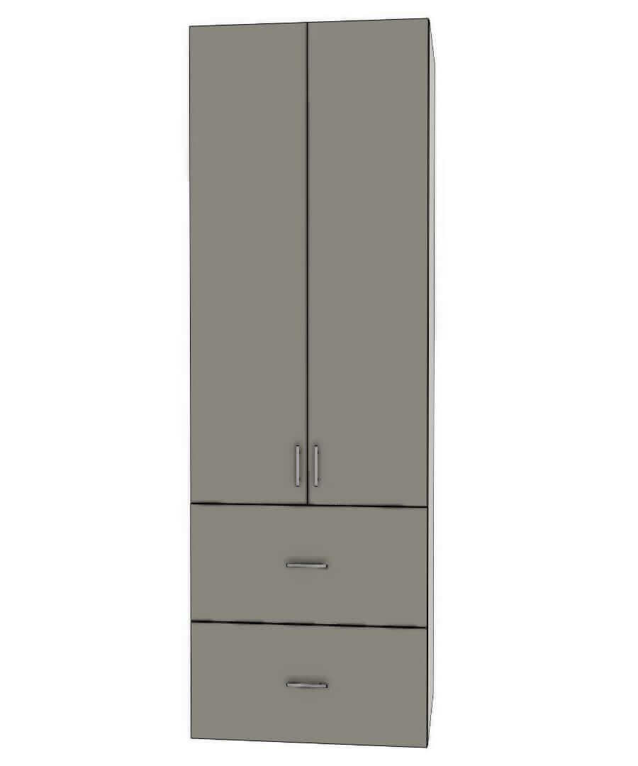IKEA RetroFit Doors - 30" x 90" Tall Cabinets - 2 Drawers and 1 Double