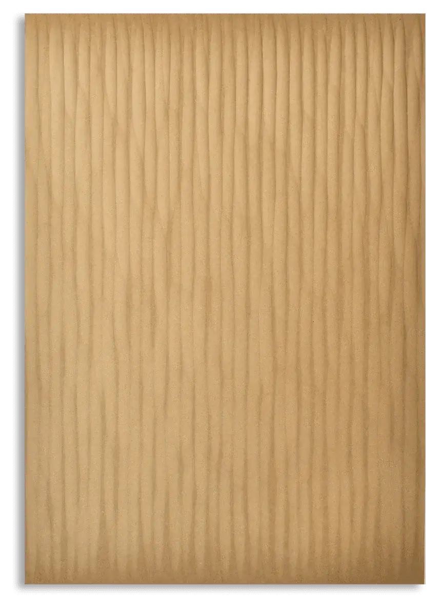 Chiseled Grooves - MDF Decorative Panel